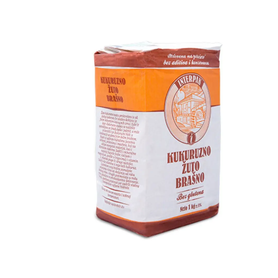 Kukurzno žuto brasno 1 kg Interpak - biosvet shop zdrava hrana