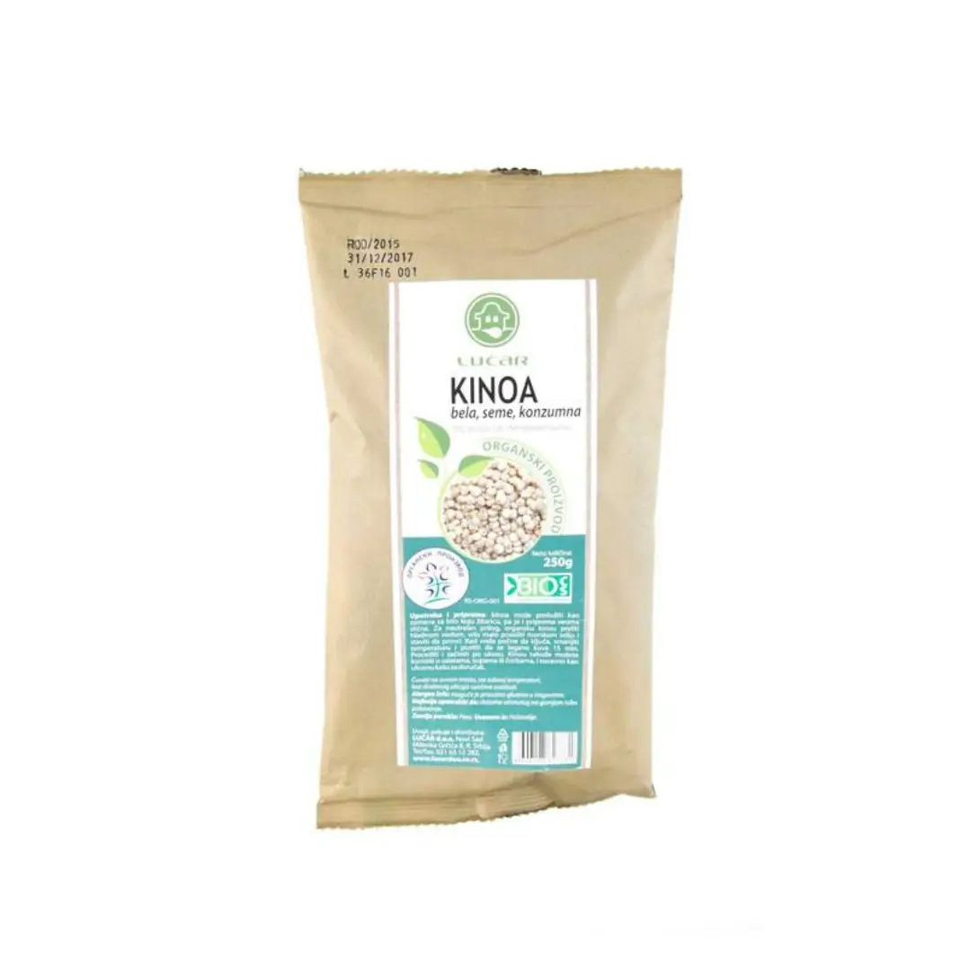 Kinoa organic 250 g Lucar - biosvet shop zdrava hrana