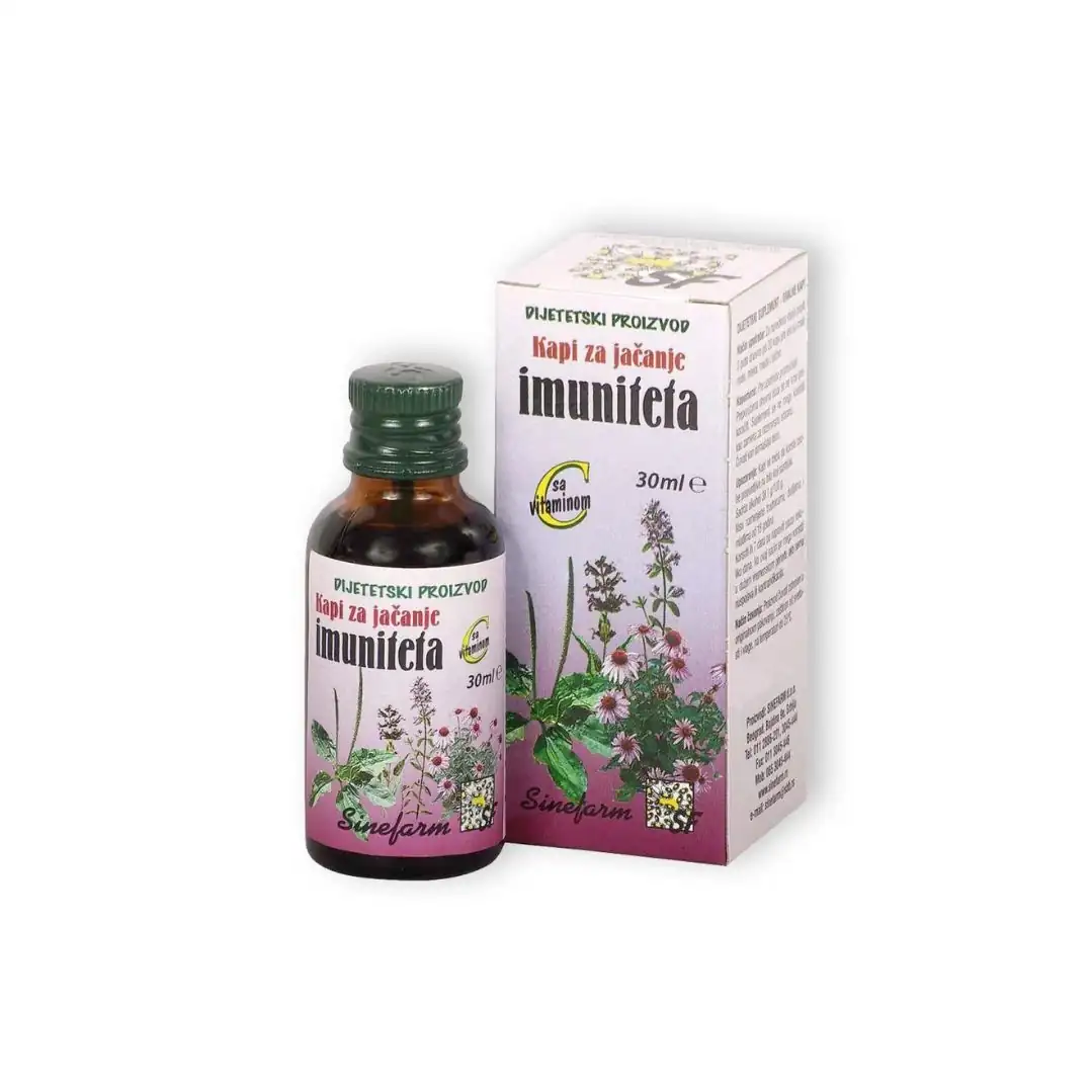 Kapi za jačanje imuniteta sa C vit 30 ml SF - biosvet shop zdrava hrana
