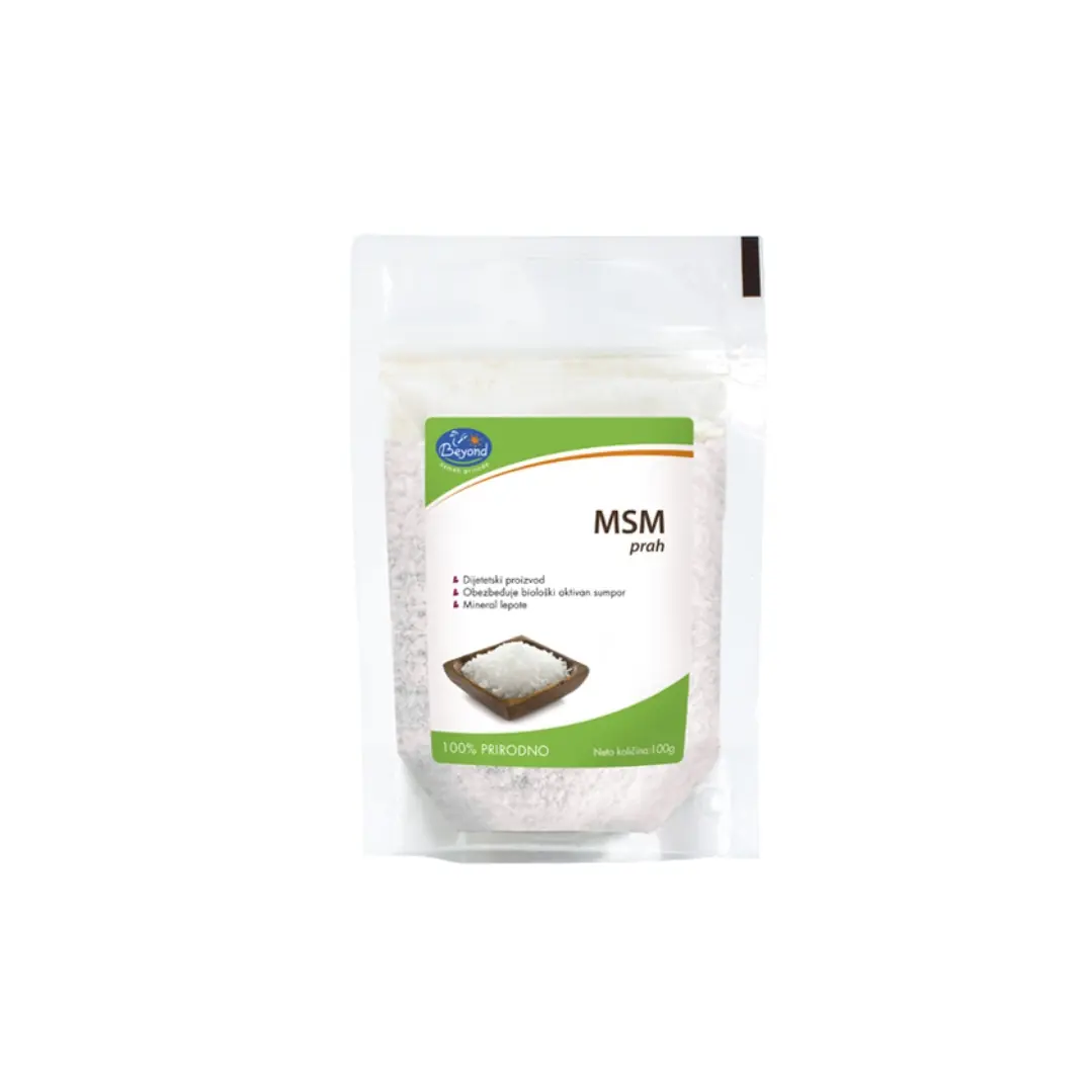 MSM prah beyond 100g - Bio Svet zdrava hrana